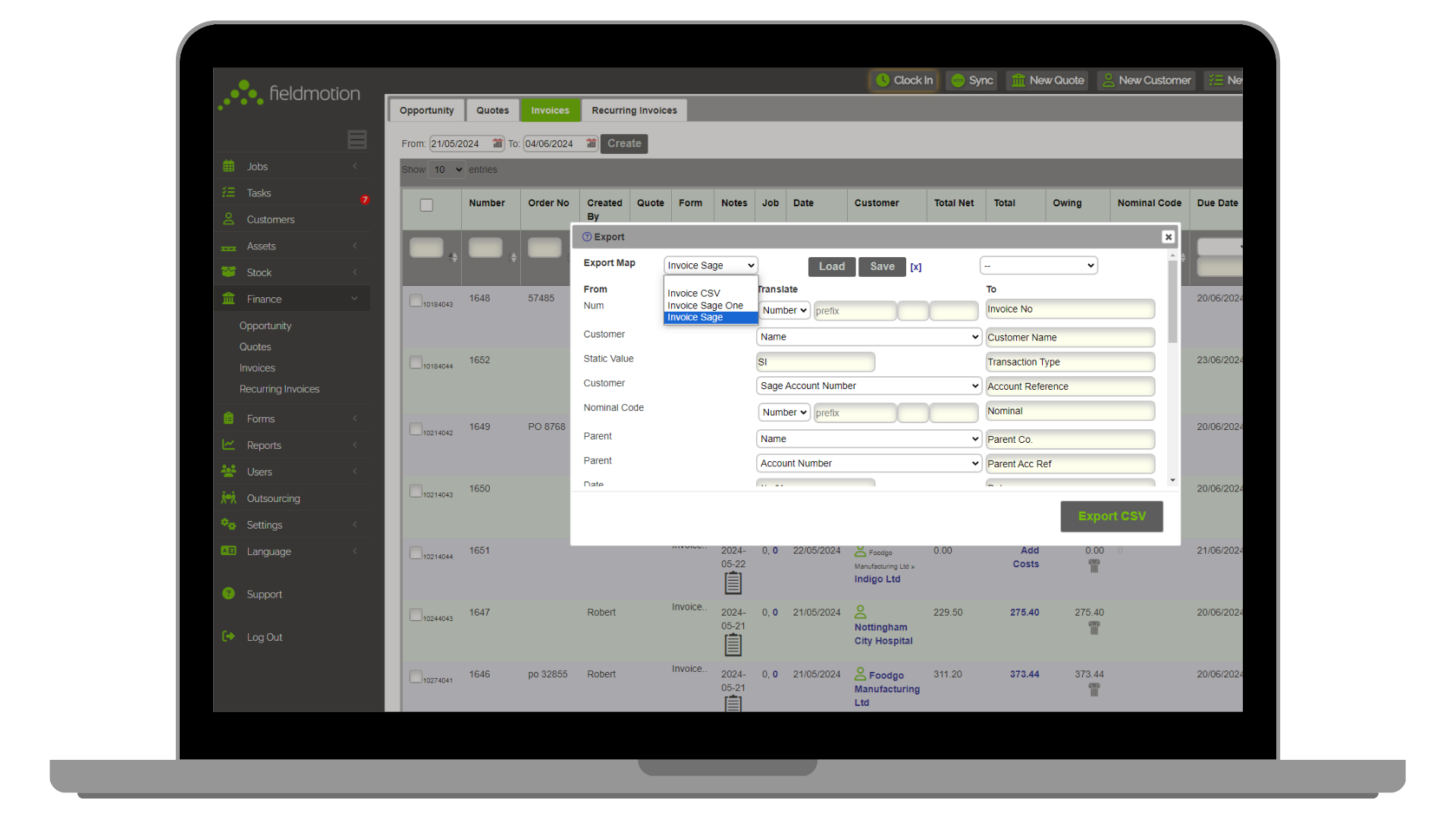 Accounts Integration - Fieldmotion