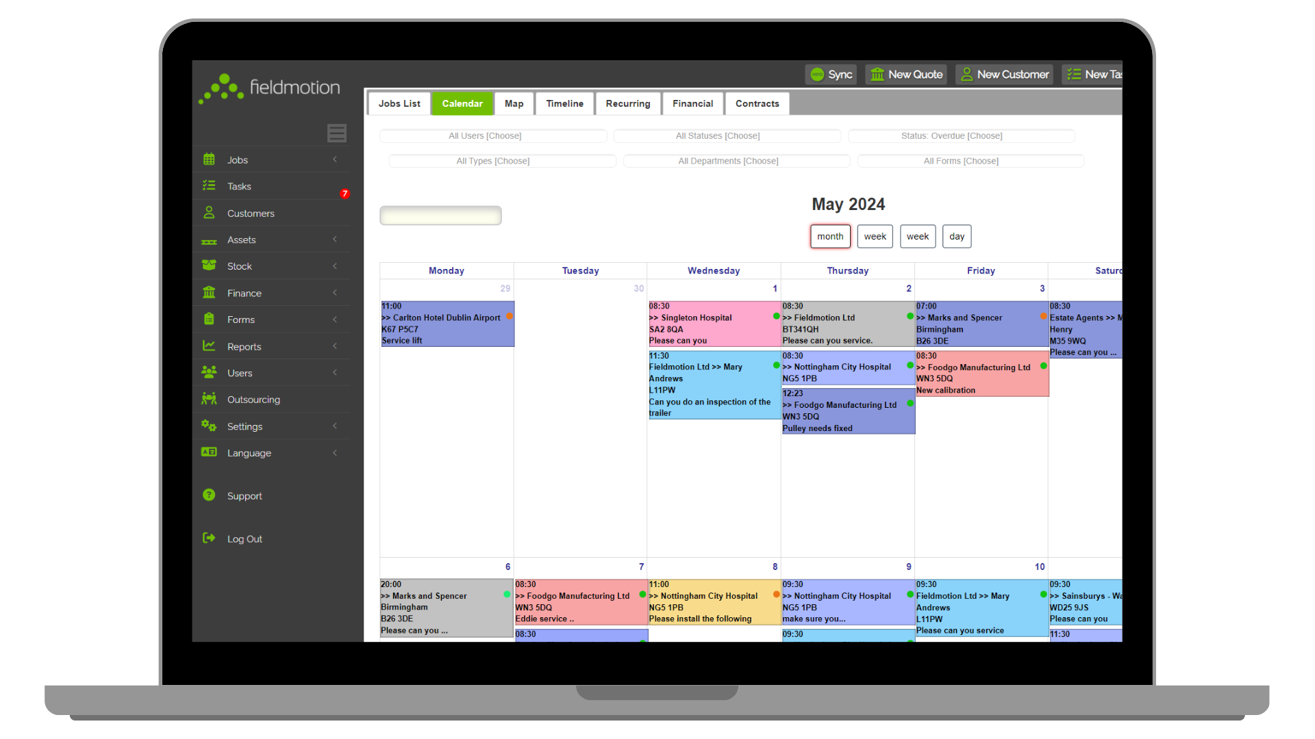 Job Scheduling - Fieldmotion